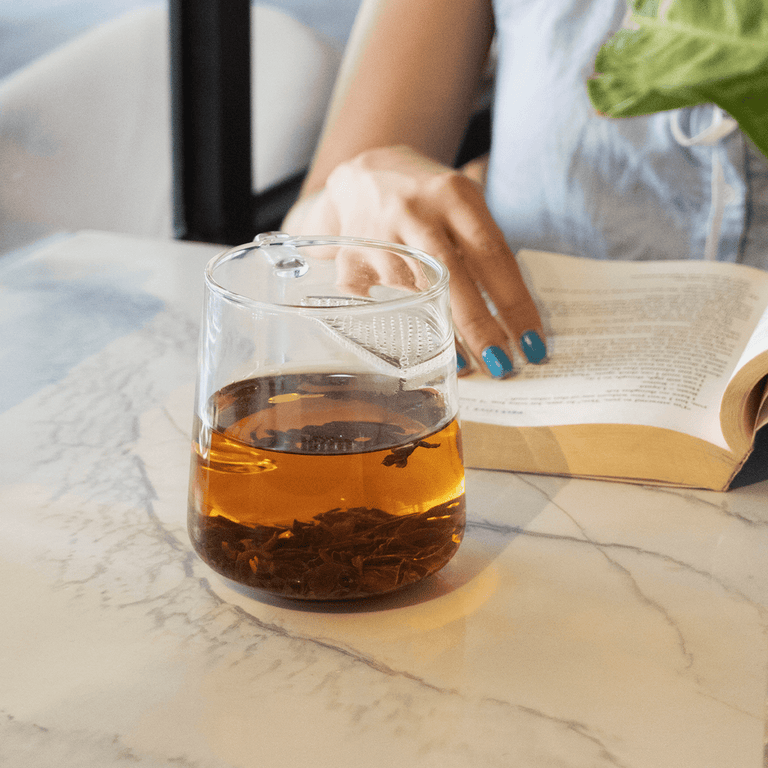 The Wall Glass Tea Infuser | Handmade Tea Steeper Mug | Nepal Tea ...