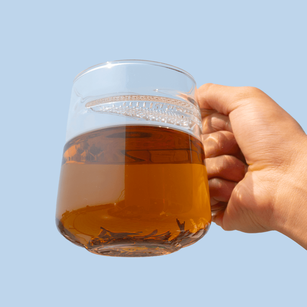 The Wall Glass Tea Infuser | Handmade Tea Steeper Mug | Nepal Tea ...