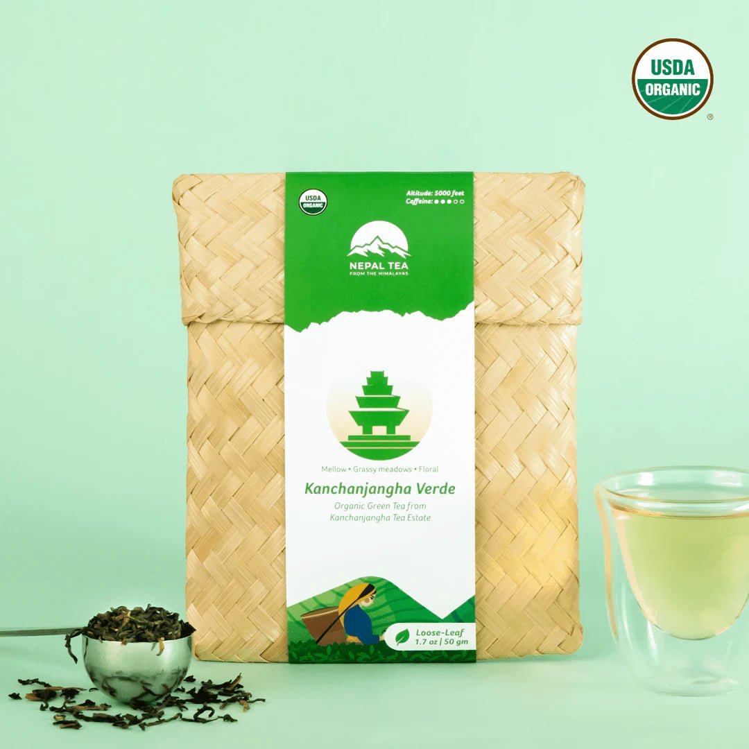 Kanchanjangha Verde Tea (Premium Green) | Loose Leaf Green Tea | Nepal ...