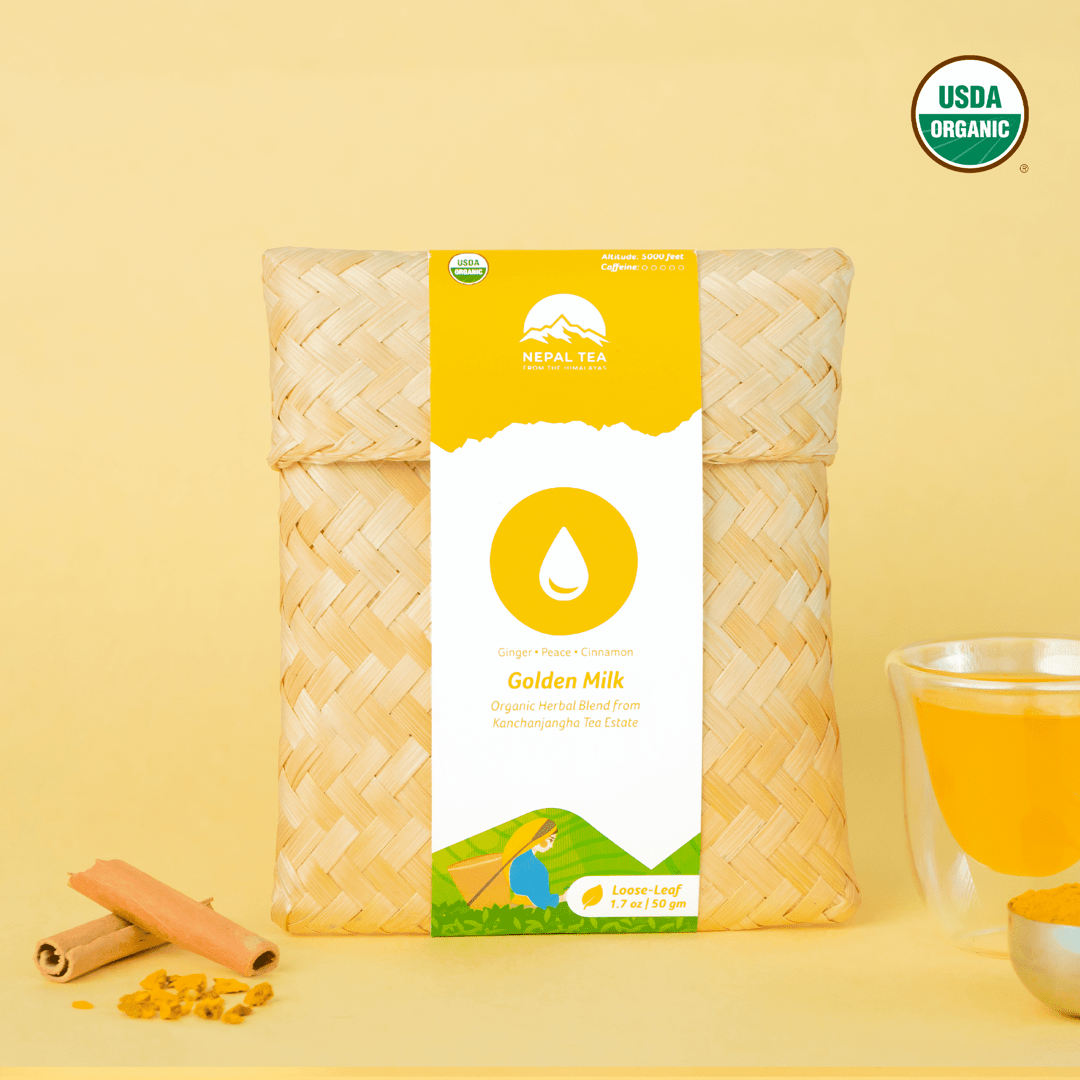 Organic Golden Milk Tea | Golden Milk Powder | Nepal Tea – Nepal Tea
